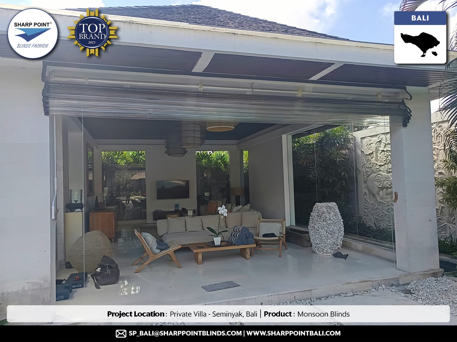 Project Showcase: Monsoon Blinds | Sharp Point Bali